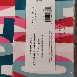 kate spade | Office | Nwt Kate Spade Bundle Layered Logo Clipboard ...